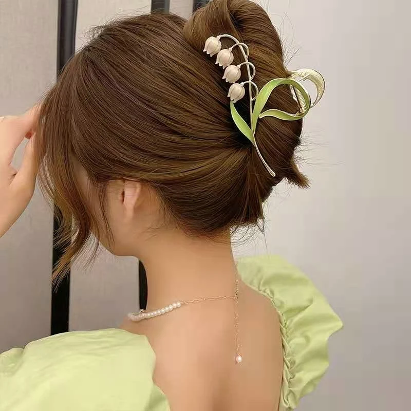 Pinza para el Pelo Elegante con Forma de Flor, Accesorio para el ...