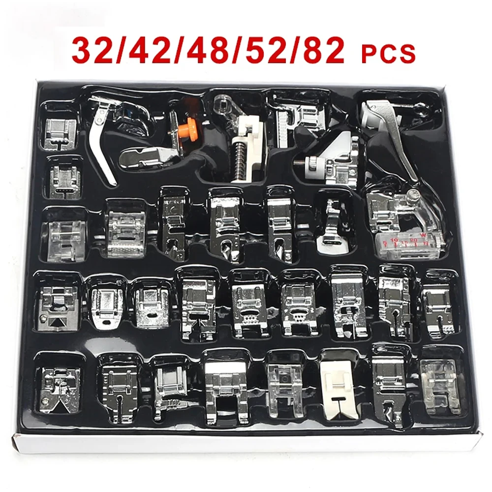 Sewing Machine Presser Foot Kit, Household Knitting Sewing Machine ...