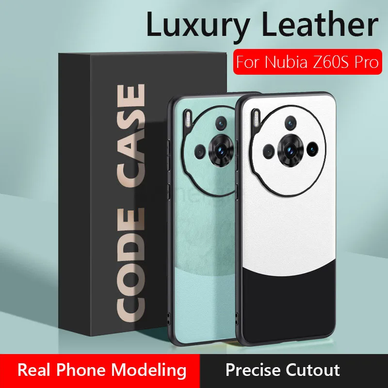 Simple Plain Skin Leather Soft ShockProof Back Cover Case For ZTE Nubia ...
