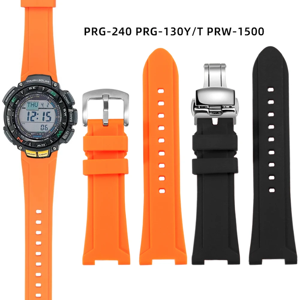 For Casio Watch Strap RRG240 PRG-240 PRG-130Y/T PRW-1500 Waterproof ...