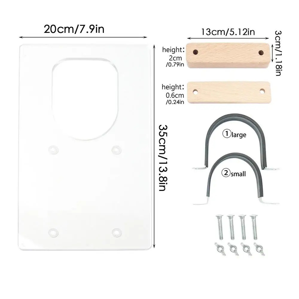 Cut Shearing Fur Machine Bracket Solid Acrylic Shearing Guide Carpet ...