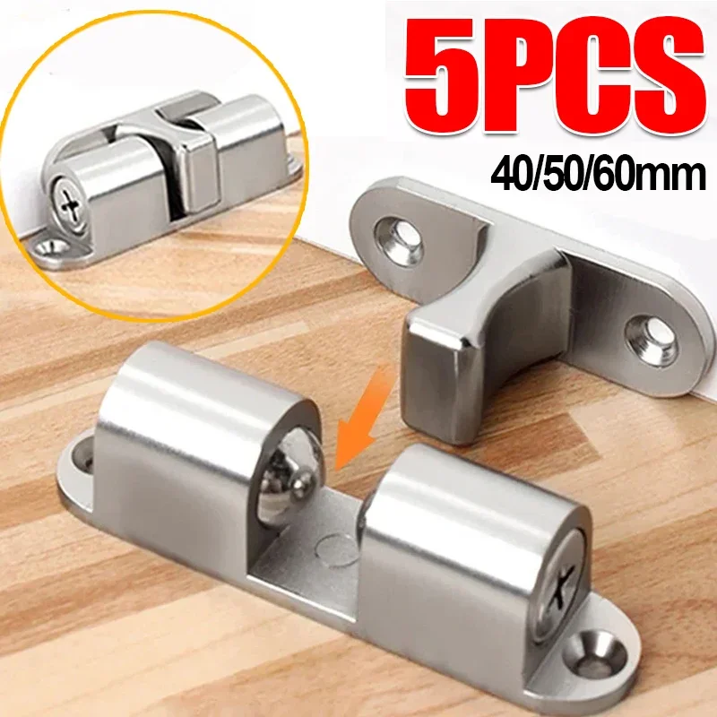 5-1pcs-Furniture-Door-Ball-Latch-Brass-Double-Roller-Spring-Ball-Catch ...