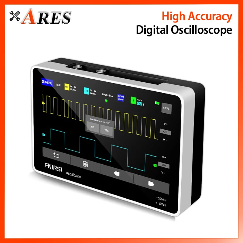1013D Digital Oscilloscope High Accuracy Dual Channel Digital Tablet ...