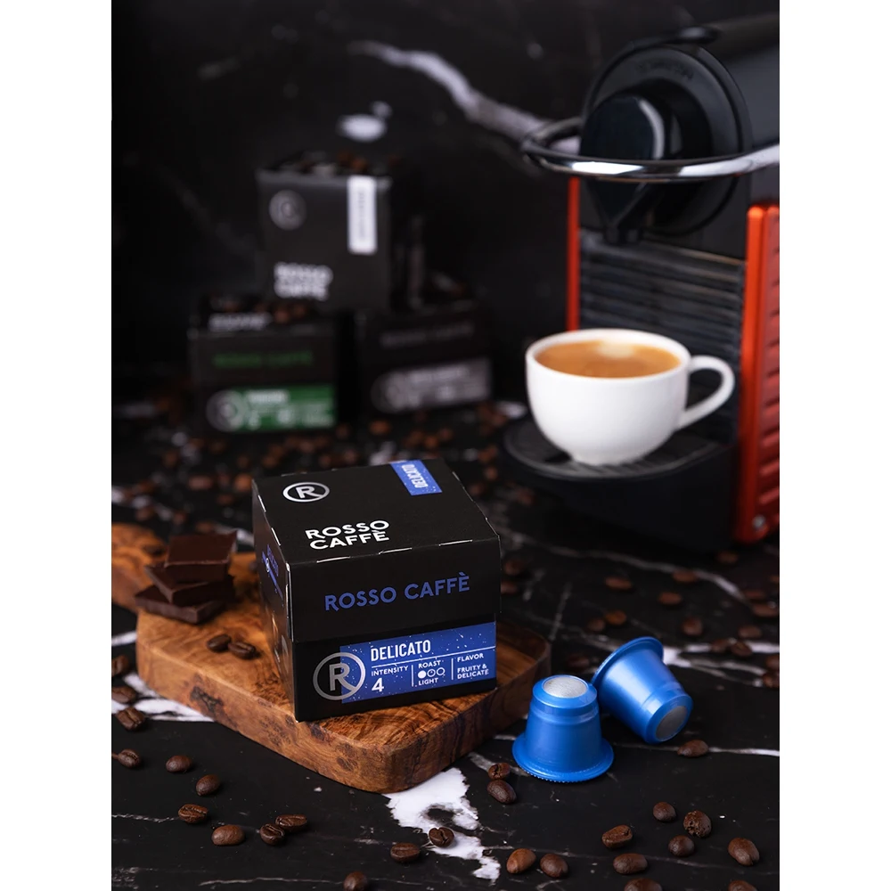 Rosso Caffe DELICATO Nespresso Original Line 10