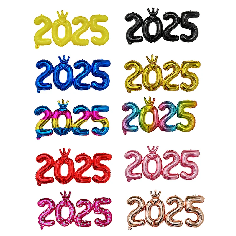 Corona-de-conexi-n-de-16-pulgadas-globos-de-aluminio-con-n-mero-2025 ...
