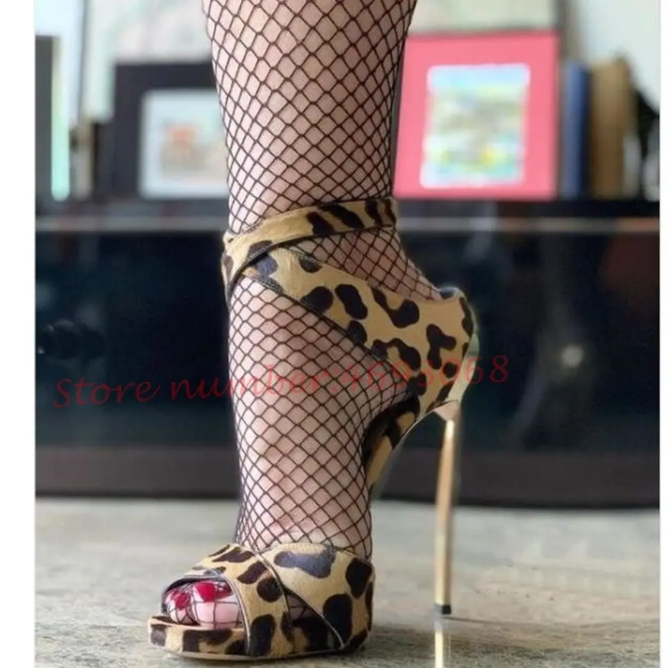 Brown-Leopard-Metal-Stiletto-Sandals-Women-Sexy-Suede-High-Heels-Party ...