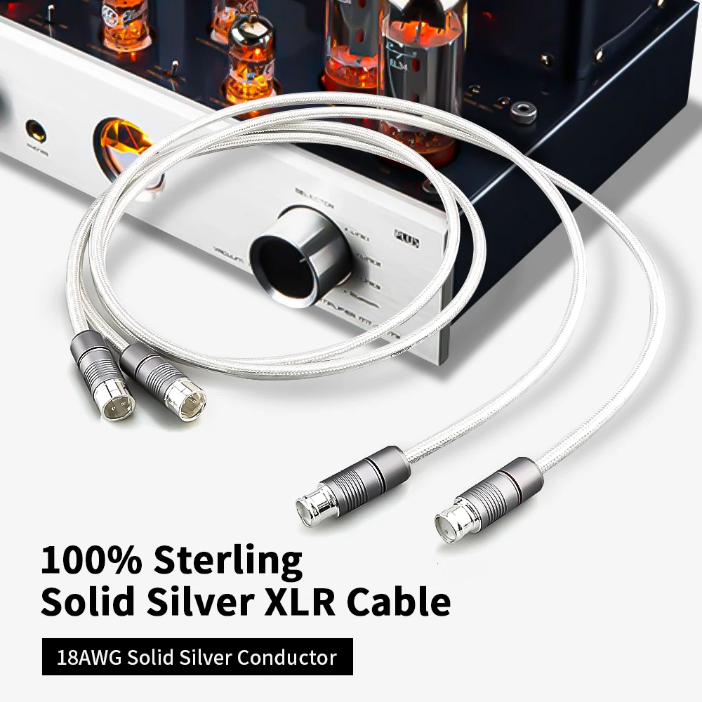 Audiocrast-99-998-Pure-Silver-XLR-Balanced-Cable-HiFi-Audio ...