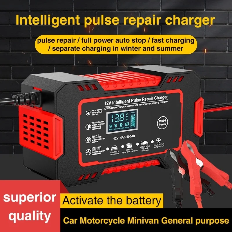 12V-Car-Battery-Charger-6A-10A-Car-Motorcycle-Battery-Charging-Device ...