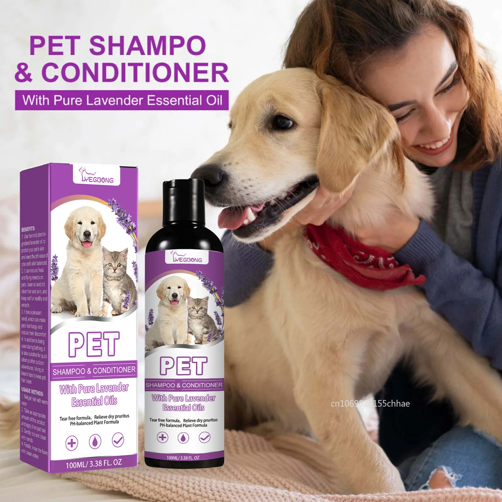 Pet-Shampoo-Dog-Shower-Gel-Long-lasting-Fragrance-Mite-Removal-Dirt ...
