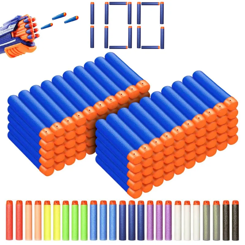 7-2cm-50-100pcs-For-Nerf-Soft-Bullets-Darts-Round-Head-Refill-Sponge ...