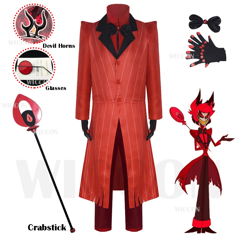 Alastor-Anime-Hazbin-Cosplay-Hotel-Costume-Walkstick-Glasses-Uniform ...