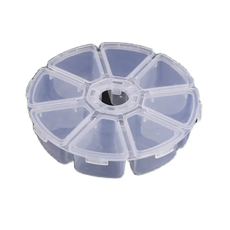 8-Interval-Round-Tools-Cosmetic-Jewelry-Plastic-Storage-Box-Small-Items ...