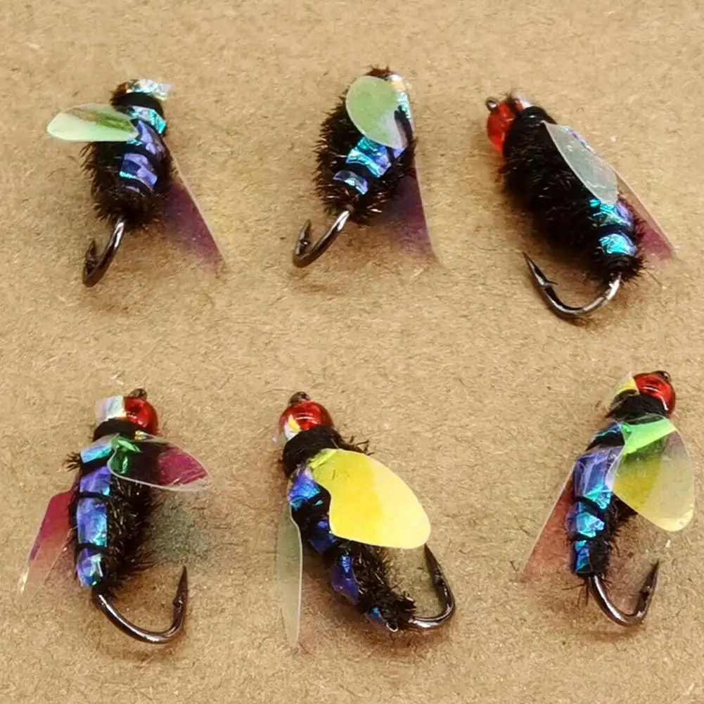 5pcs-Fly-Hooks-Artificial-Hard-Baits-Fishing-Tackle-Insect-Bionic-Lure ...