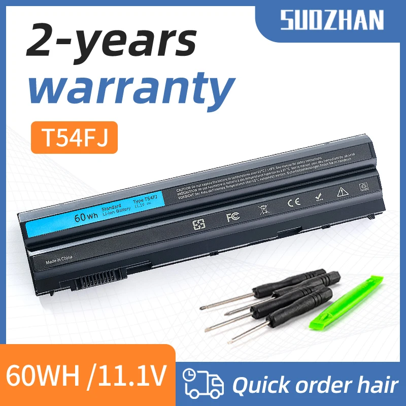 SUOZHAN-60WH-T54FJ-M5Y0X-8858X-E6420-E5420-Laptop-Battery-for-Dell ...
