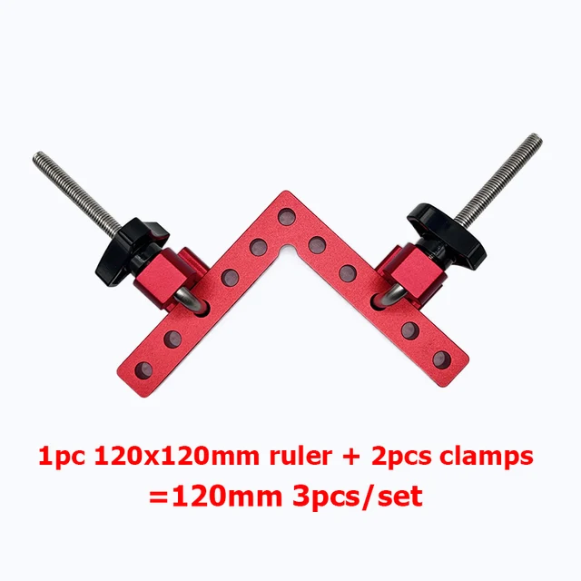 90 Degree Positioning Squares Right Angle Clamps for Woodworking Corner ...