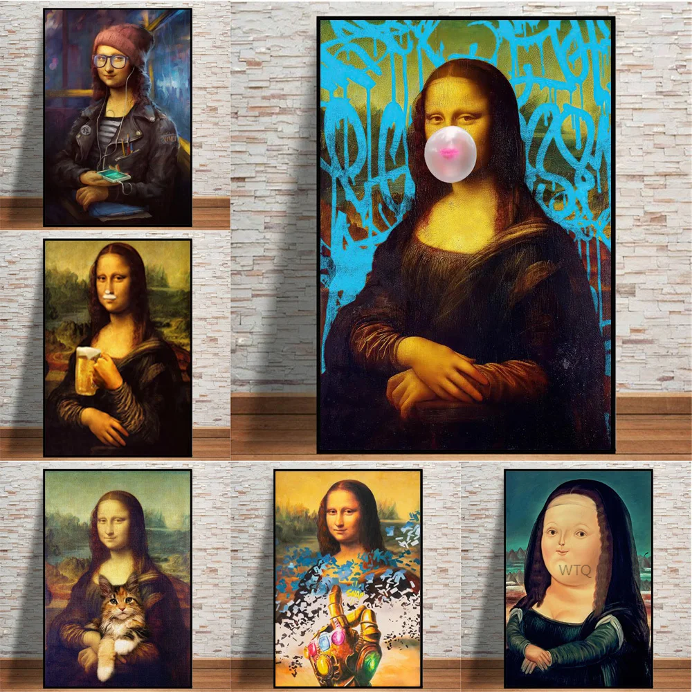 Mona Lisa With Mustache