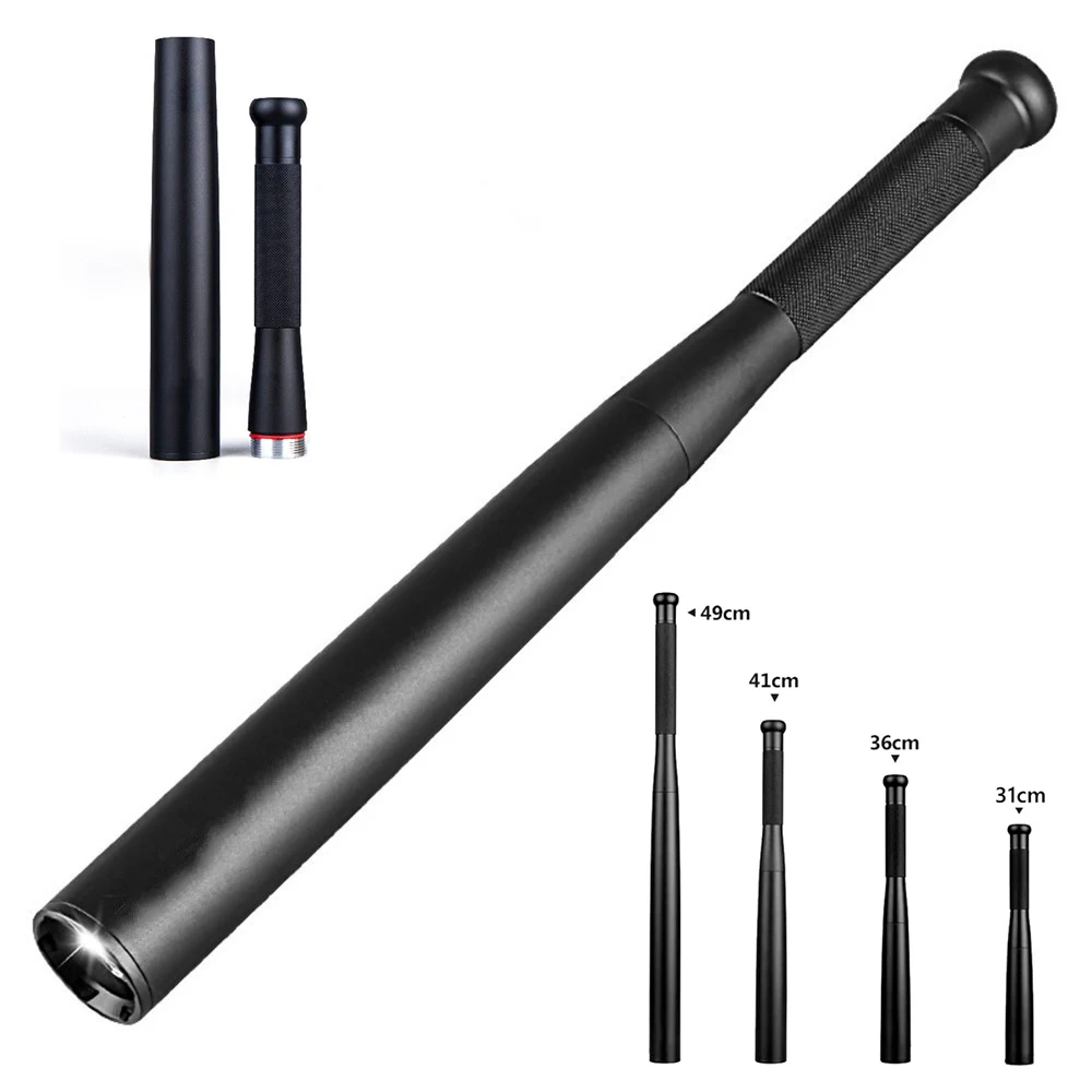 Outdoor Self Defense Baseball Bat Led Flashlight Stick Outdoor ...