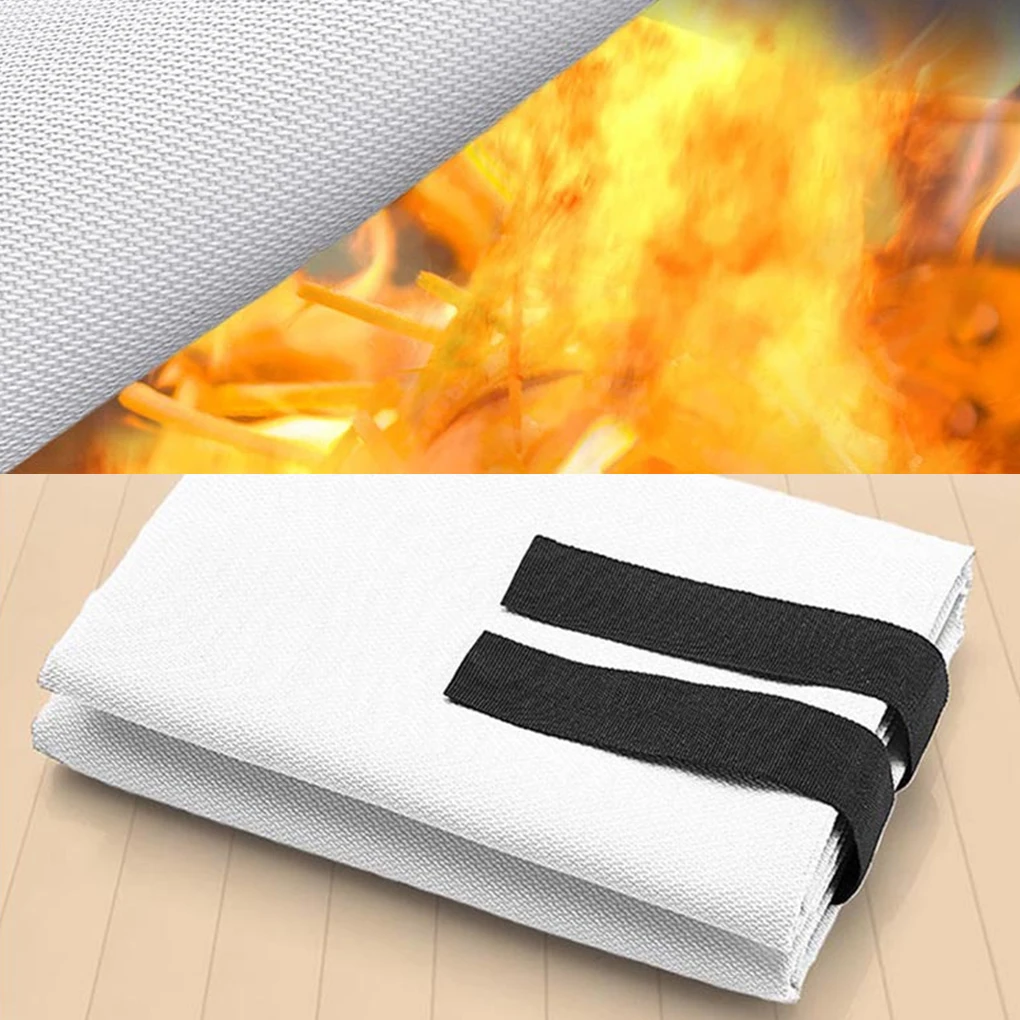 1-2m-Portable-Fire-Blanket-Fire-Flame-Retardant-Emergency-Survival ...