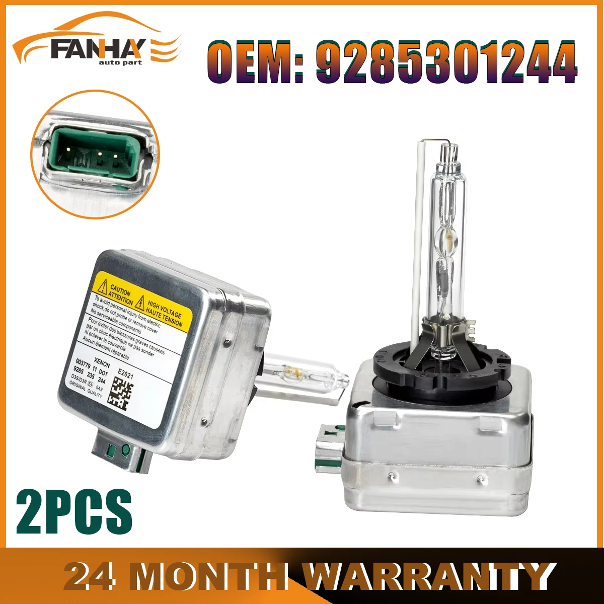 2Pcs-9285301244-New-12V-35W-D3S-HID-Xenon-Bulb-Replace-HID-Headlight ...
