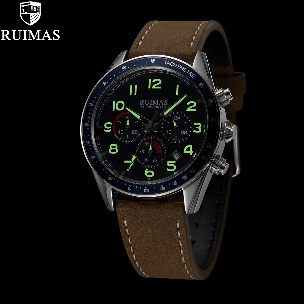RUIMAS-Men-Top-Brand-Luxury-Military-Leather-Wristwatch-Male-Clock ...
