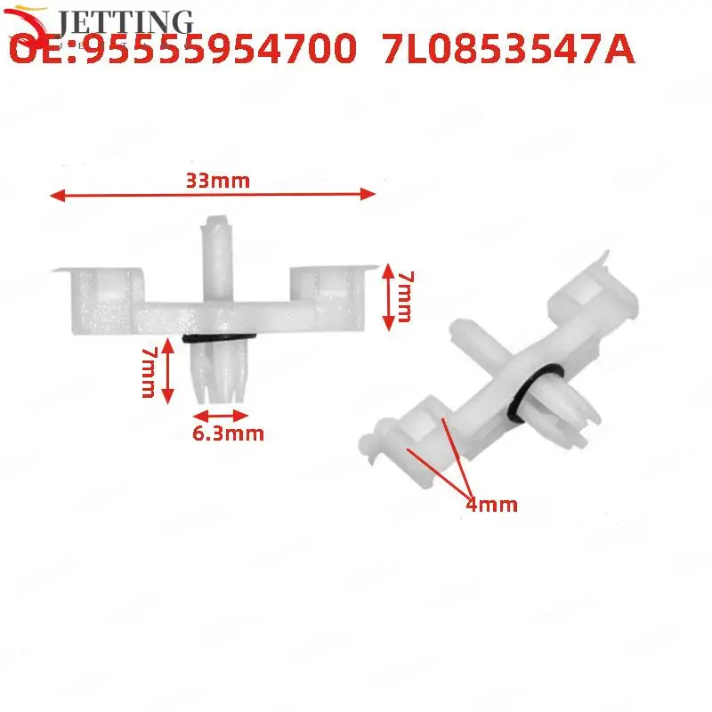 10Pcs-Retaining-Clip-Door-Sill-Rail-95555954700-7L0853547A-For-Cayenne ...