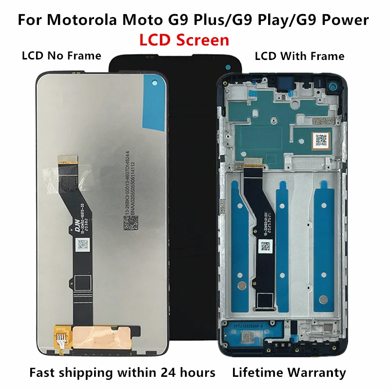 6.81 "original para motorola moto g9 mais g9 jogar display lcd tela de ...