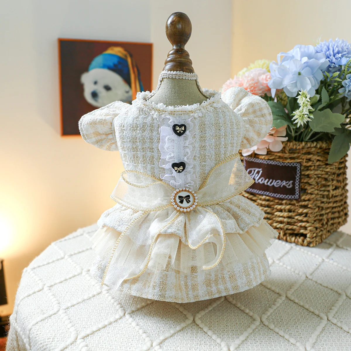 1PC-Pet-Clothing-Spring-and-Autumn-Gabrielle-Dress-Wedding-Princess ...