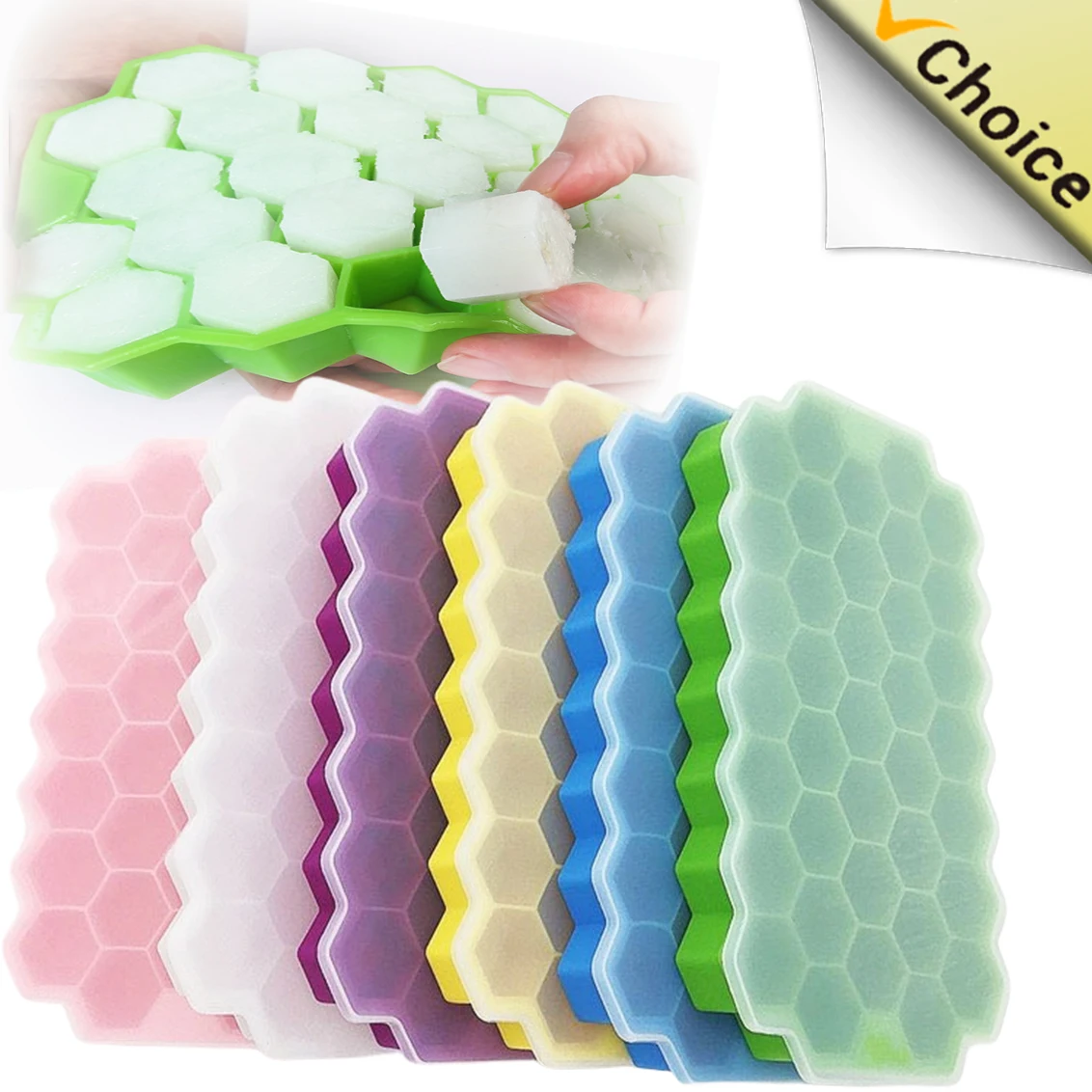 1-10PCS-Ice-Mold-Stacked-Silicone-Ice-Crate-with-Cover-37-Grid ...