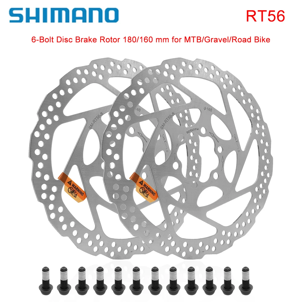 SHIMANO-SM-RT56-Rotor-de-freio-a-disco-160mm-180mm-SM-RT56-Disco-de ...