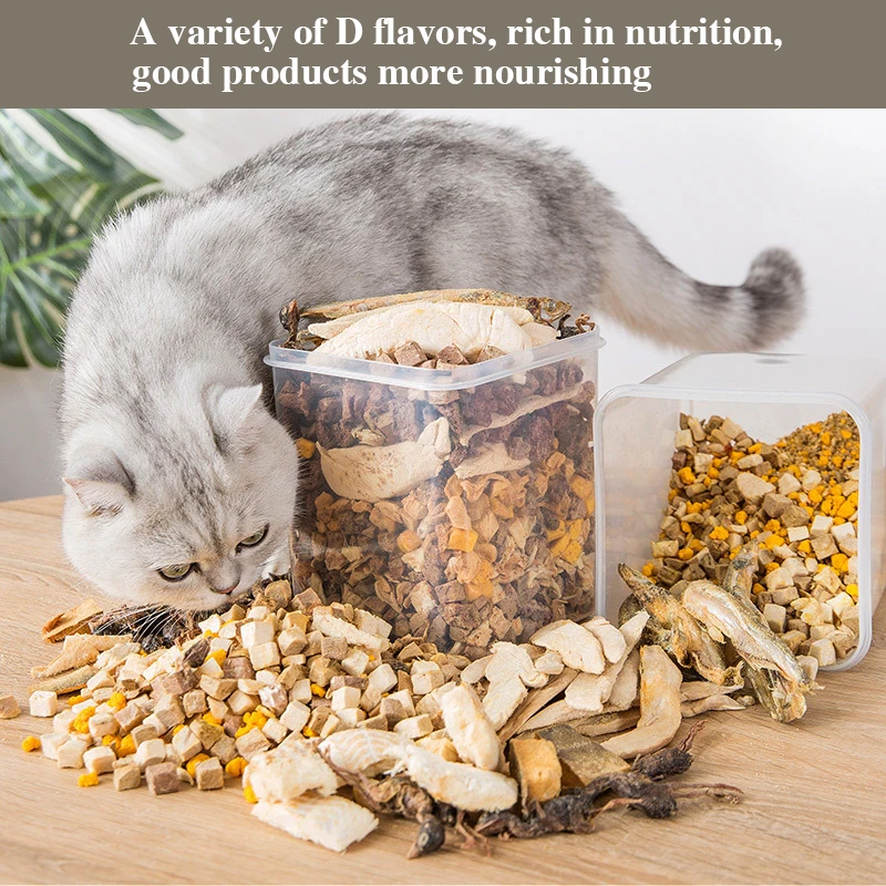 Cat-Snacks-Big-Gift-Pack-Cat-Chicken-Quail-Freeze-dried-Kitty-Nutrition ...