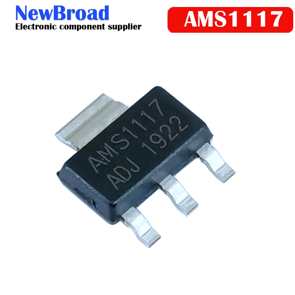 Free shipping on all orders Excellent quality 50PCS AMS1117-ADJ LM1117-ADJ AMS1117 LM1117 IC 1A ...