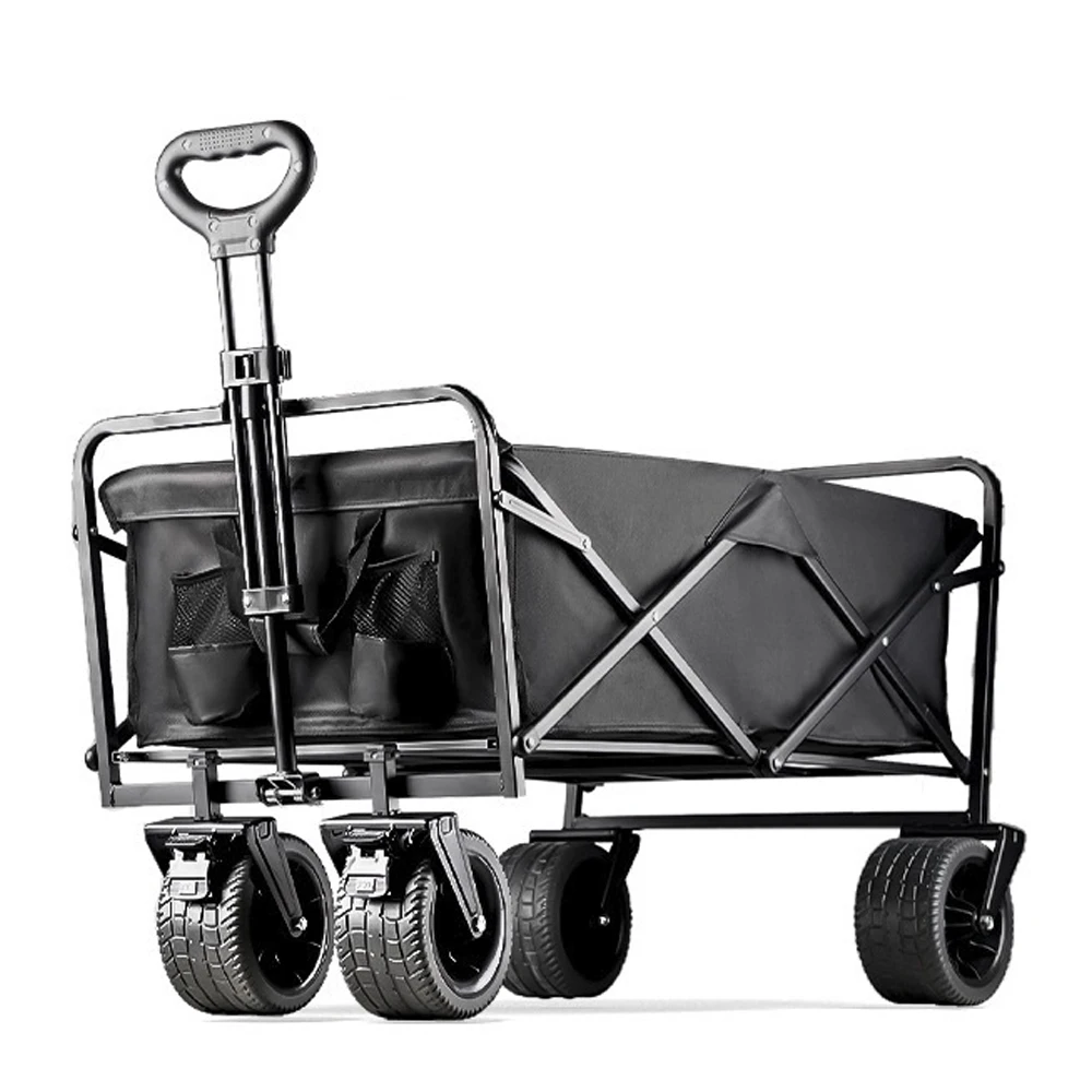 Trolley Cart Load-bearing Camper Oversized Outdoor Cart Folding Hand ...