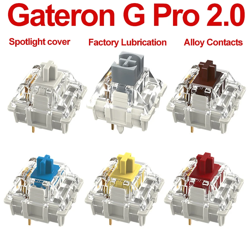 Gateron Pro V2 Gateron Switches 2.0 Switch 3pin RGB linear Tactile ...