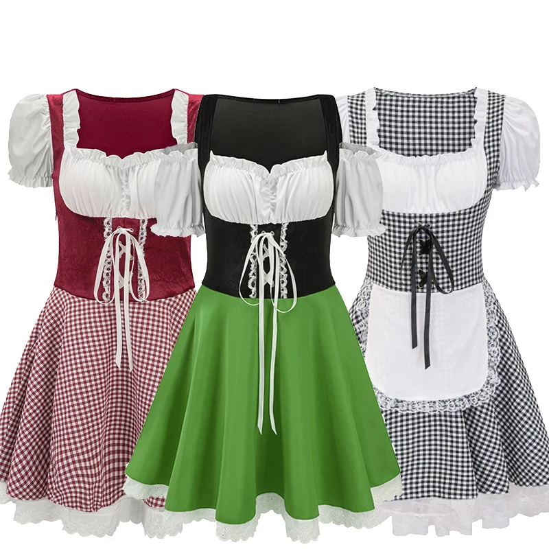 Lady Carnival Bavarian Oktoberfest Costume Alps Traditional Pubs Wench ...
