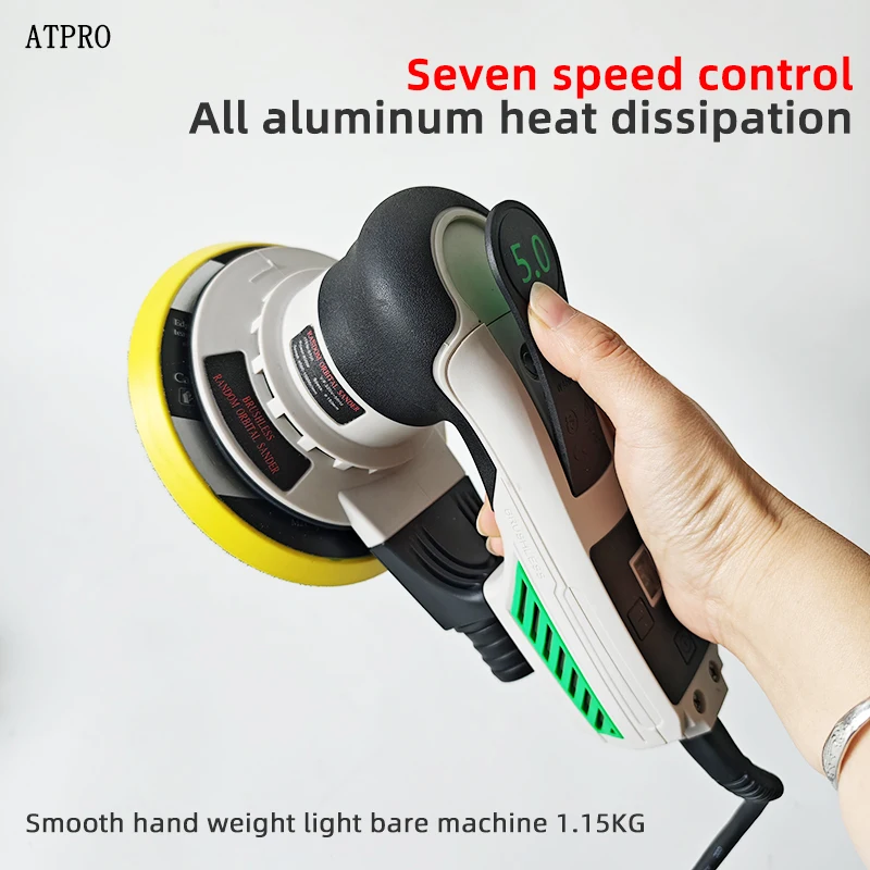 400W 220V 6 Inch Brushless Grinding Head Dry Grinder Electric Grinder ...