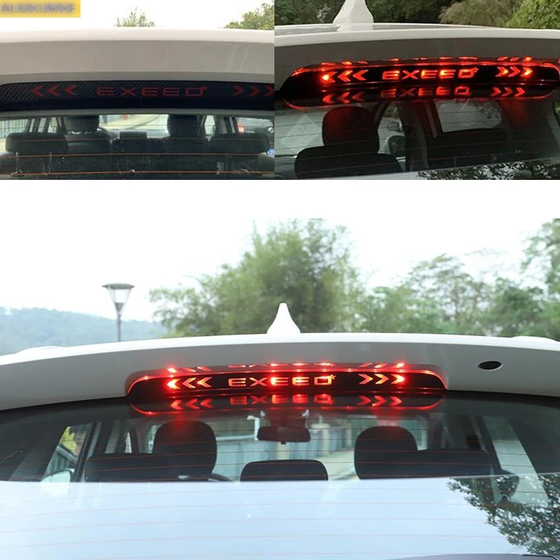 car stickers and decals Accessories Carbon fiber high-position brake ...