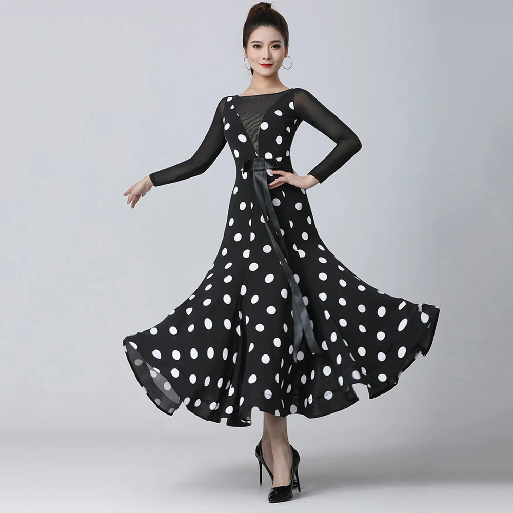 Elegant Ballroom Dance Dress For Women National Standard Waltz Dancing ...