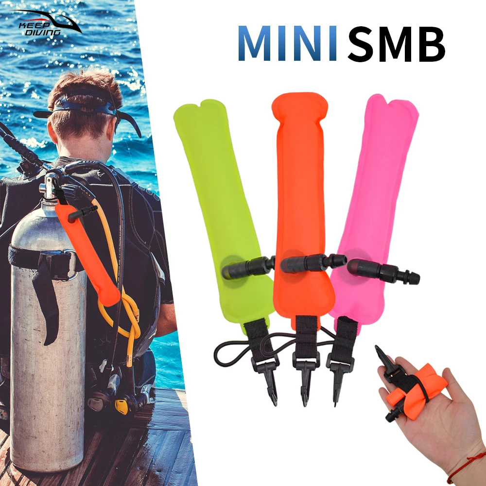 Scuba Diving Mini Diving SMB Pendant Inflatable Safety Sausage Signal ...