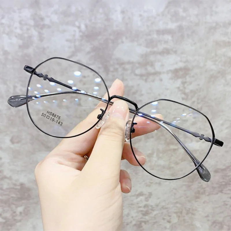 Fashion-Ultra-Light-Round-Metal-Frame-Glasses-Anti-Blue-Light-Anti ...