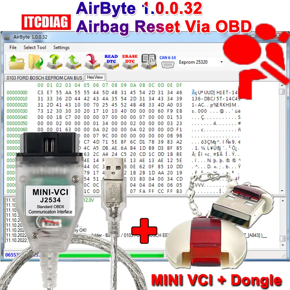 AirByte-J2534-FULL-1-0-0-32-Software-With-Dongle-Cleaning-Crash-Data-in ...