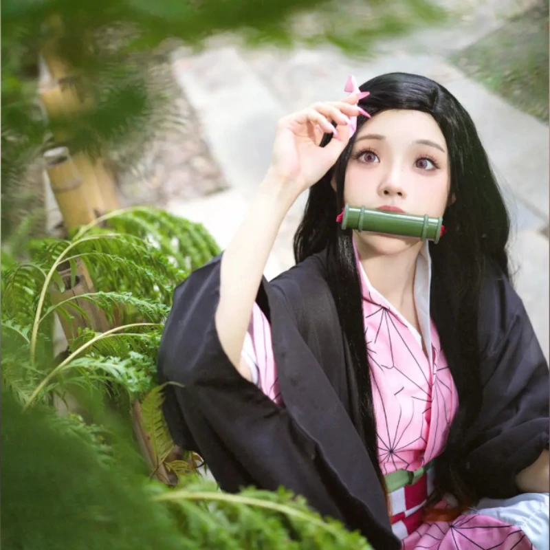 Anime-Demon-Slayer-Neko-Cosplay-Costumes-Funny-Original-Costumes-Wigs ...
