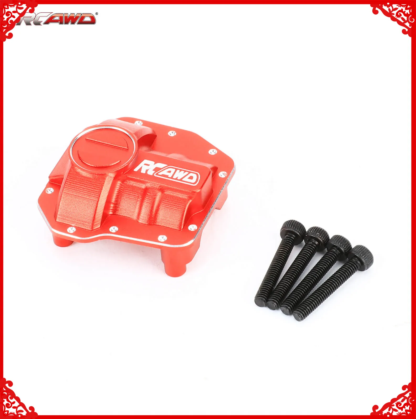 RCAWD Alloy AR45 Differential Cover for Axial SCX10 III 1/10 Upgrades ...