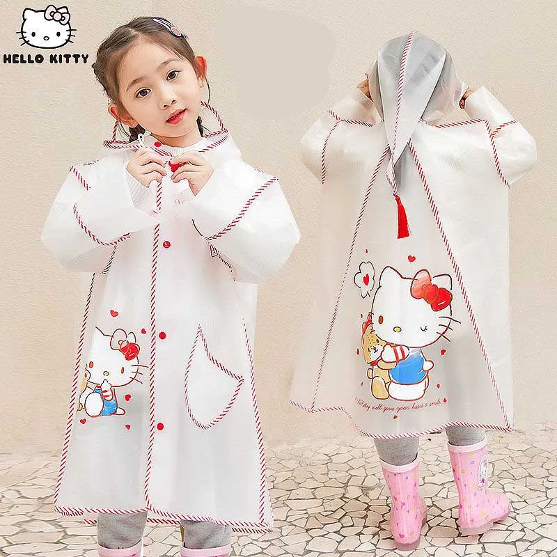 Hello Kitty Raincoat Size 8