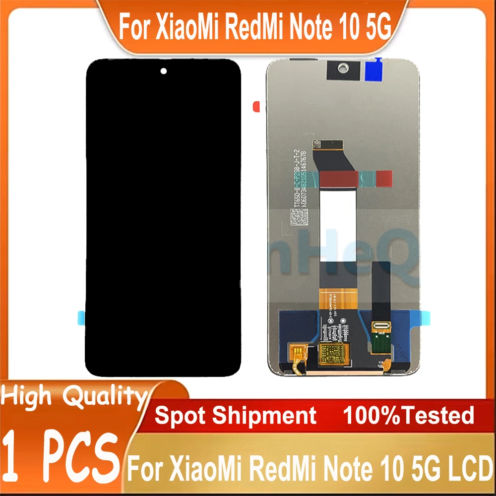 Test AMOLED For Xiaomi Redmi Note 10 5G LCD Display Replacement Screen ...