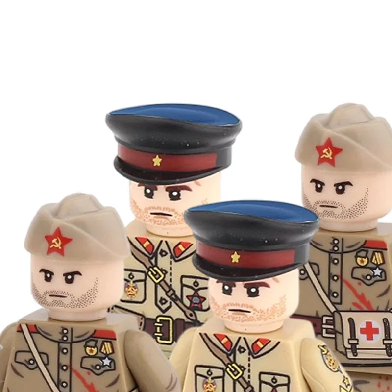 WW2-Soviet-Army-Officer-Building-Blocks-Military-Medical-Soldiers ...