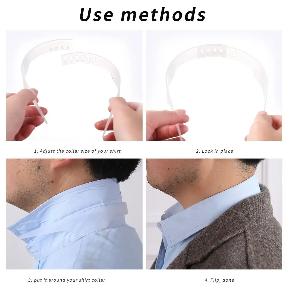 Adjustable-Shirt-Collar-Support-Shaper-T-Shirt-Stand-Collar-Shaper ...