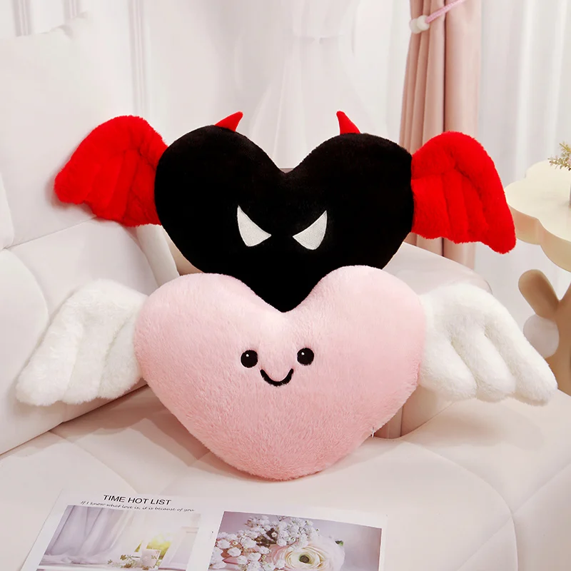 Devil-Pillow-Angel-and-demons-Love-Pillow-Devil-Plush-Toy-Car-Cushion ...