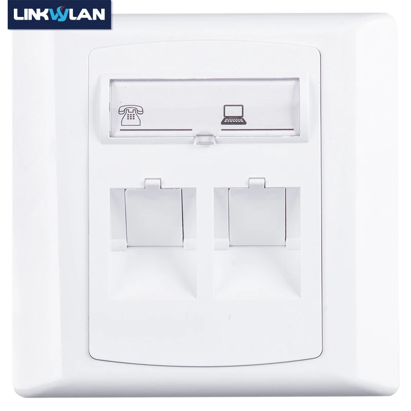 Linkwylan-Cobertura-de-parede-de-rede-soquete-LAN-placa-frontal-para ...