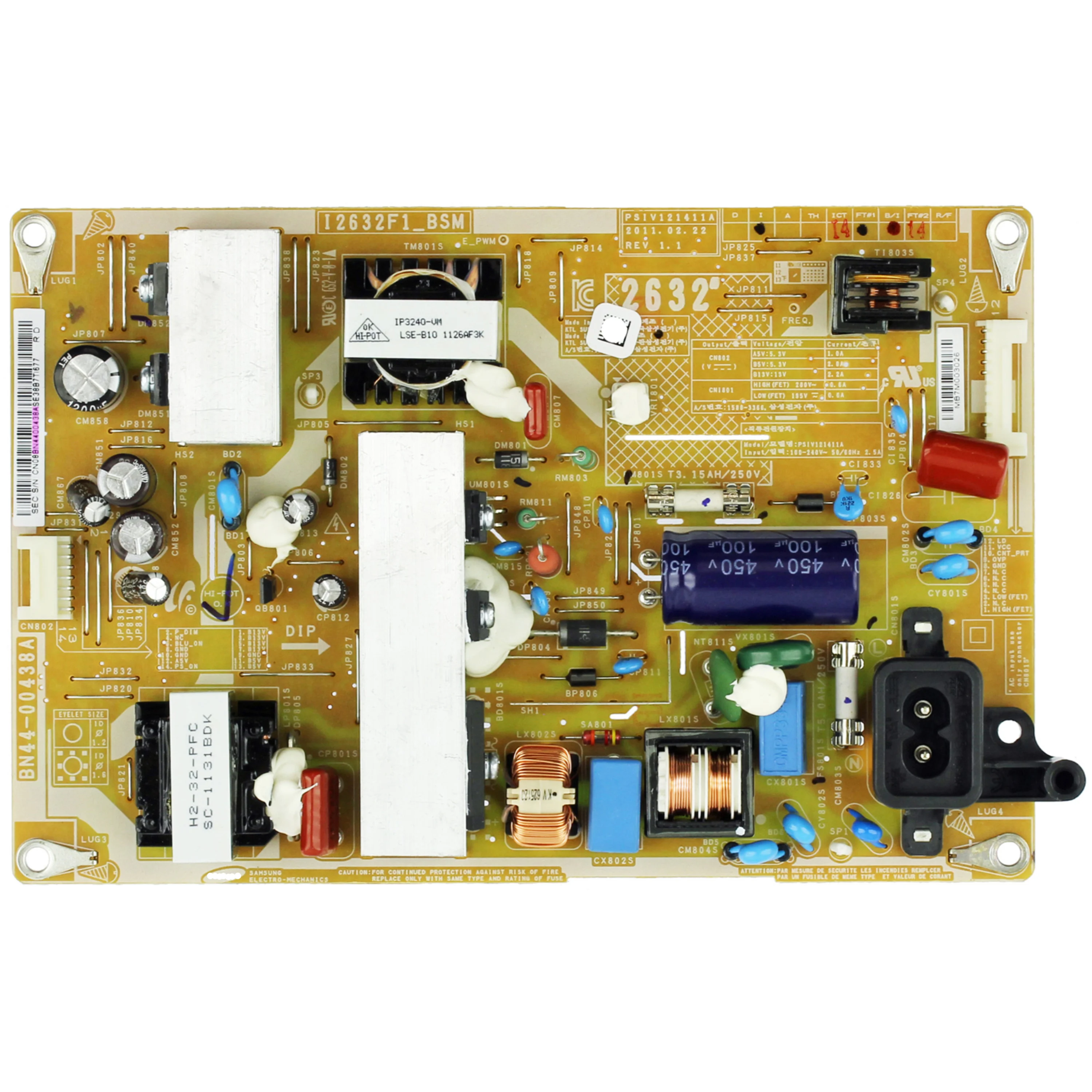 Genuine-BN44-00438A-BN44-00438B-BN44-00438C-PSIV121411A-I2632F1-BHS ...