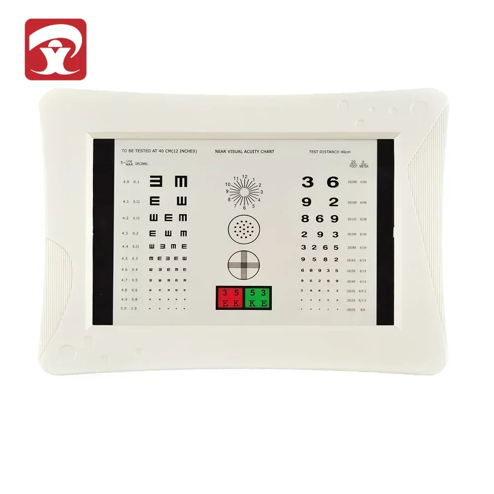 Ophthalmic-Equipment-Near-Vision-Chart-with-LED-Light-High-Quality-Far ...